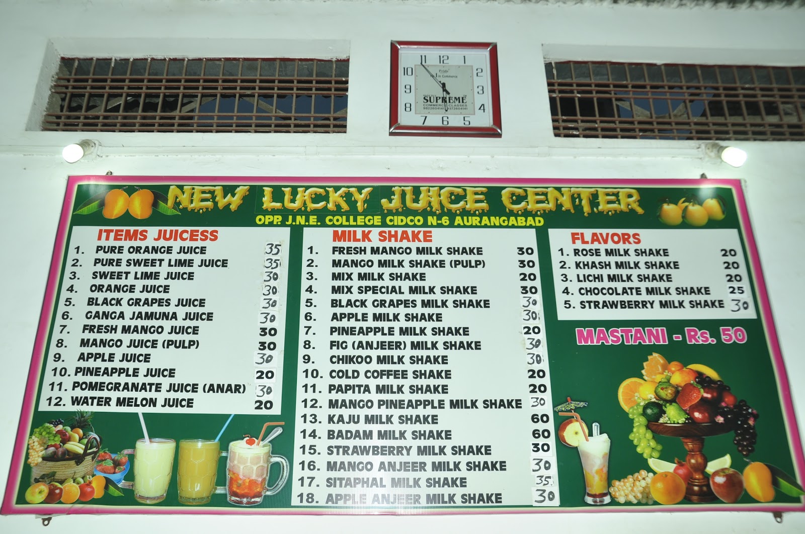 Azmayish: Lucky Juice Center - Thirst Quencher of the soul for Aurangabad
