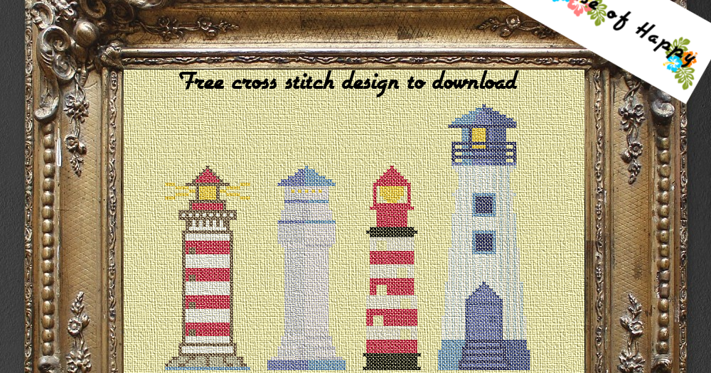 hancock's house of happy: Ortstravaganza! Nifty Free Lighthouse Cross ...