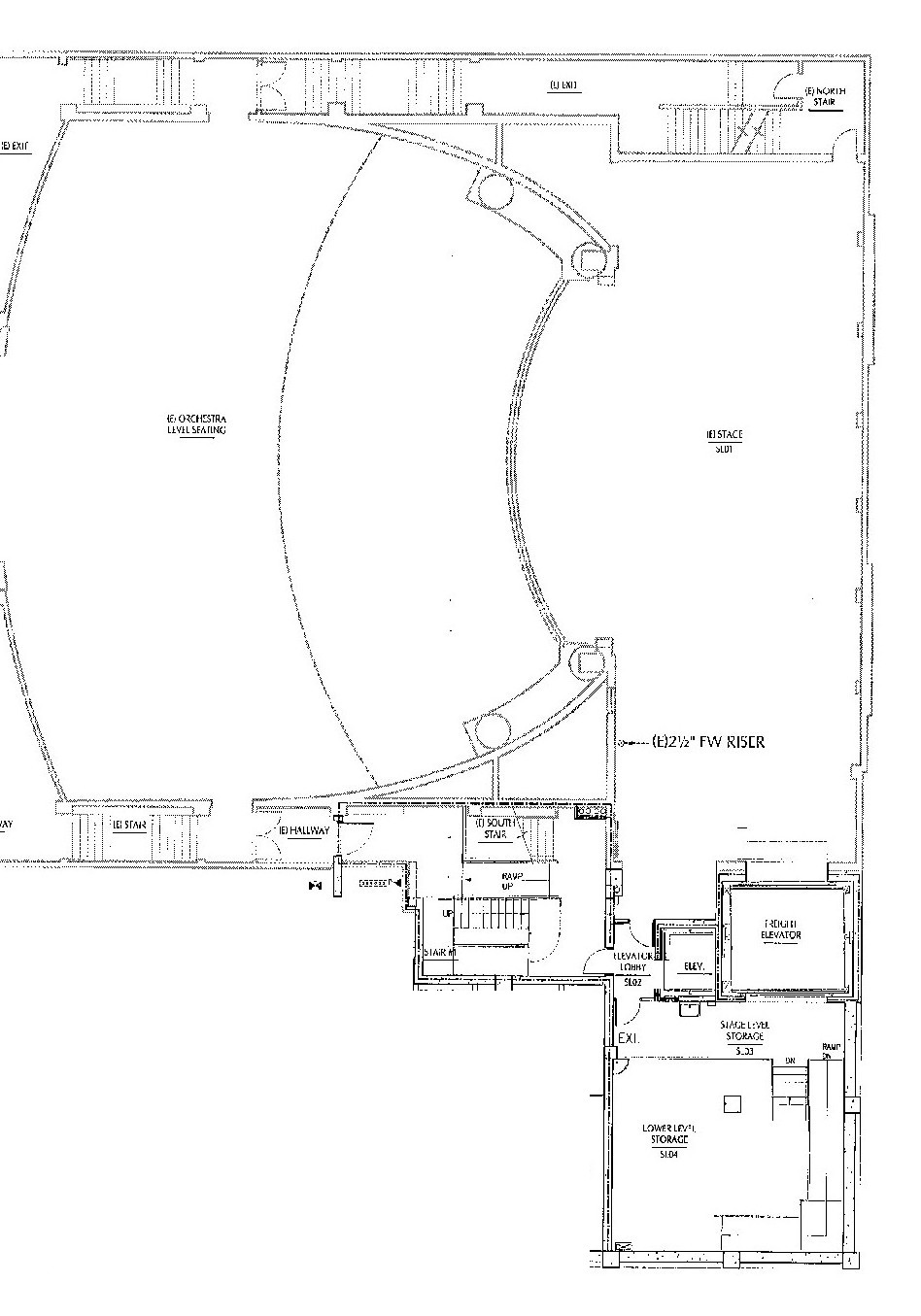 Los Angeles Theatres: Alex Theatre: backstage