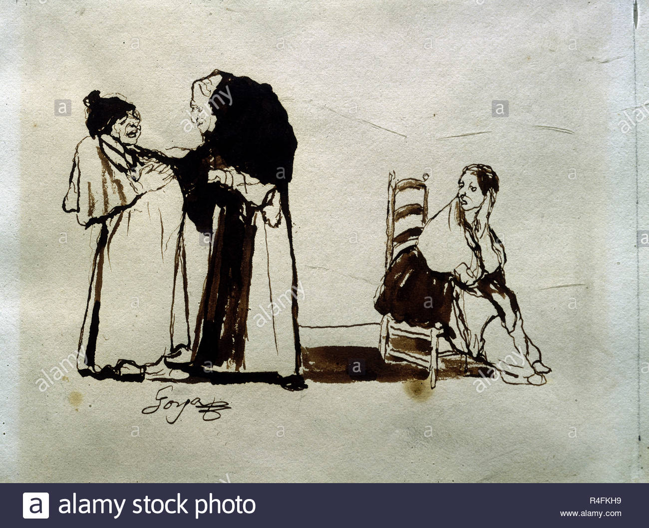 todoestécnicas: Tinta china y dibujo a plumilla ( Goya y demás)