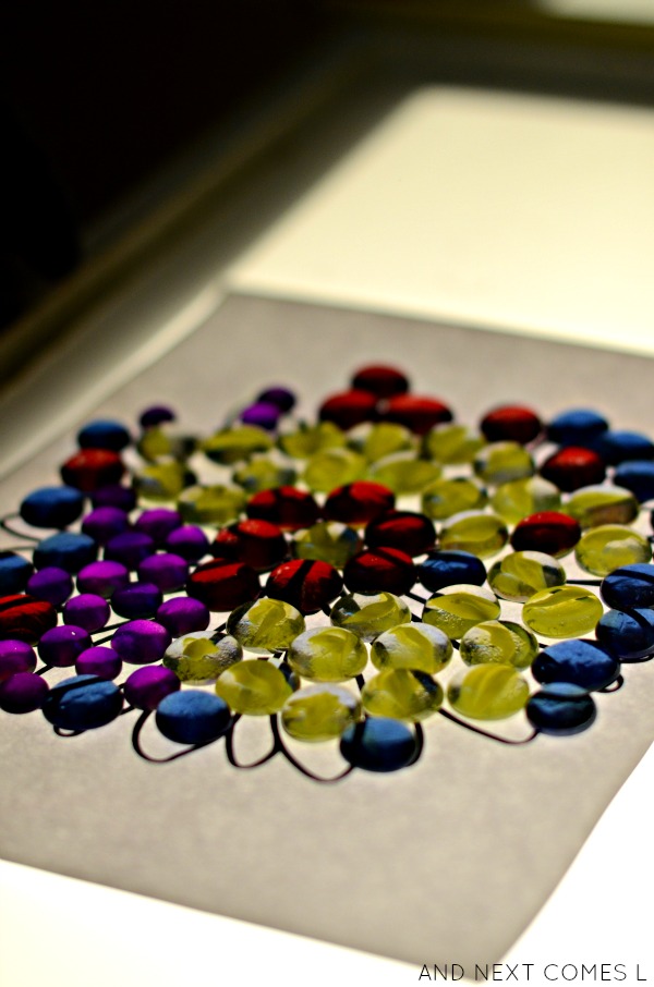 Flower Mandalas Light Table Activity for Kids | And Next Comes L ...