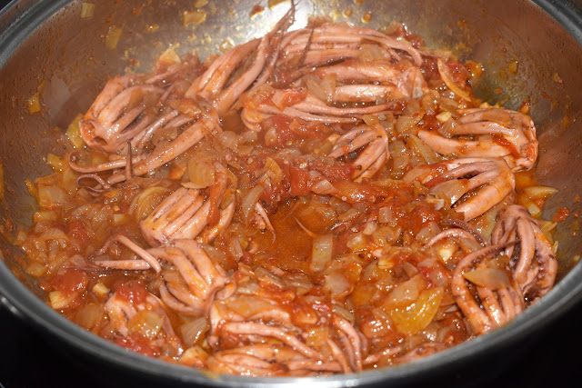 Mi Diversión en la cocina: Rejos encebollados con arroz salvaje