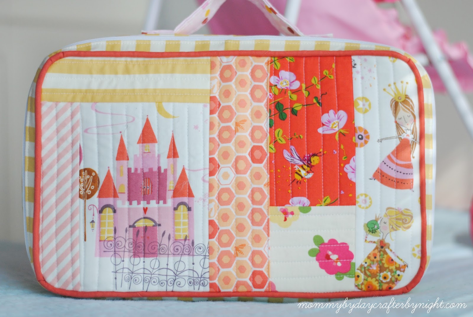 Quilt As You Go Suitcase | Mommy by day... Crafter by night. | Bloglovin’