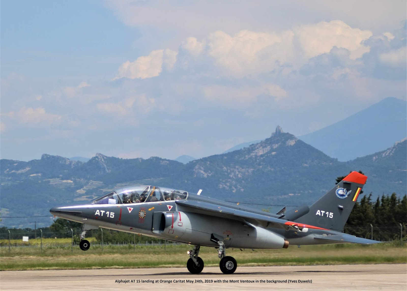 BelgianAviationNews: Picture of the day : Alphajet AT 15 landing at ...