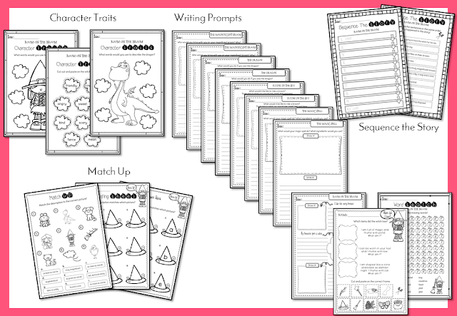 Happy Little Learners: Halloween Room on the Broom Literary and Math ...