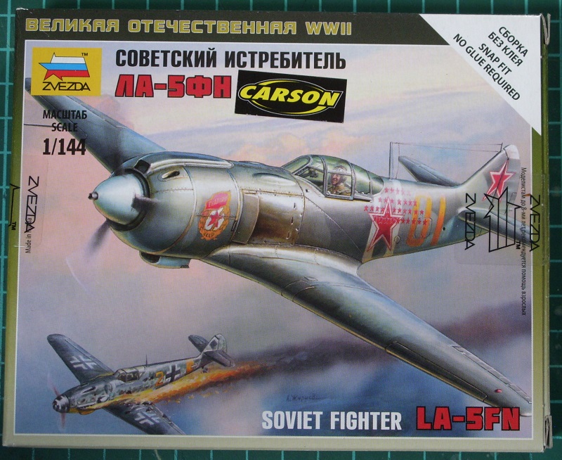 WORLD WAR 2 MODELZONE: Zvezda 1:100 LA-5FN