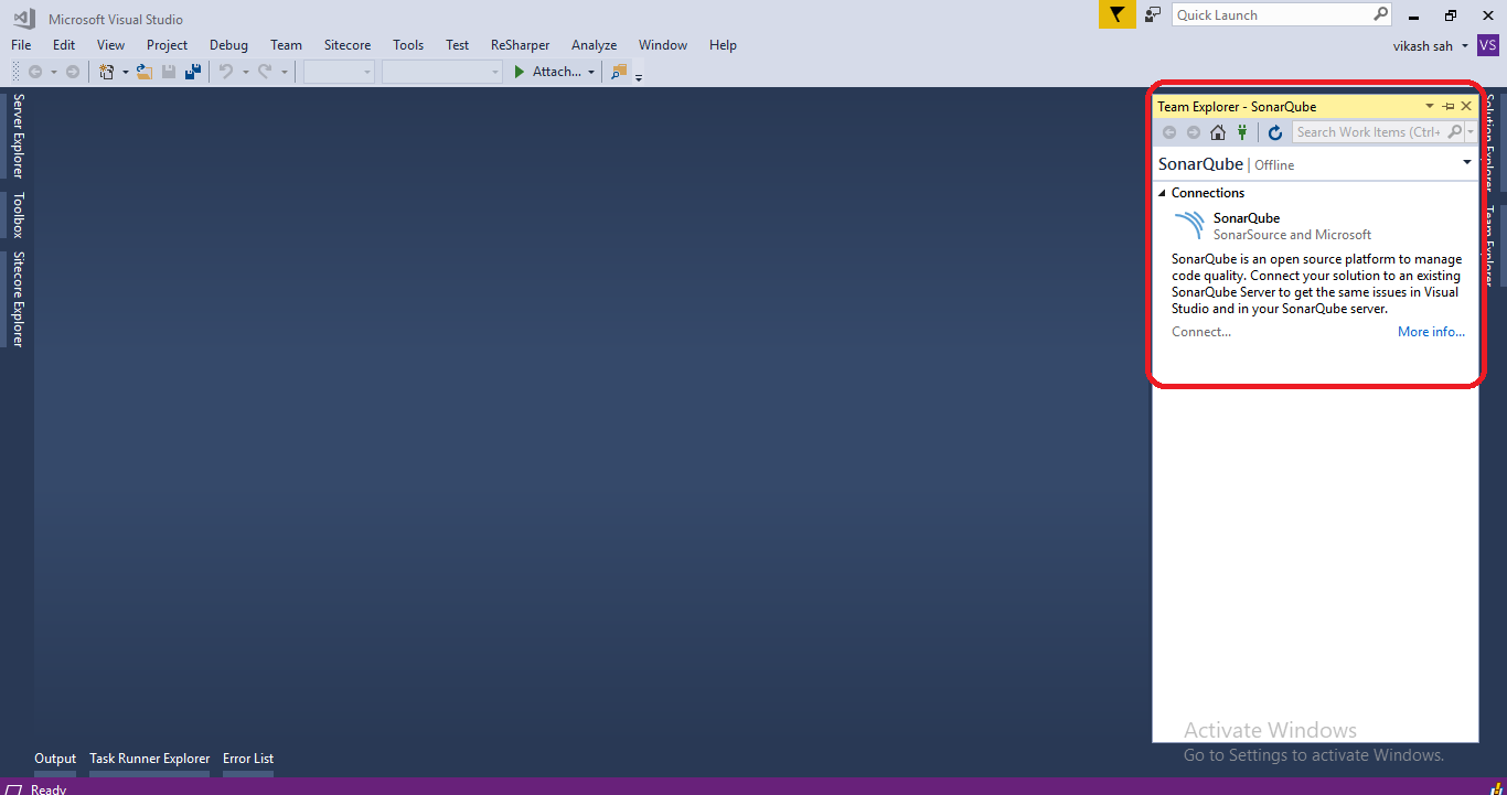 Sitecore Knowledge Transfer: Part - 4 Integrate SonarQube with Visual Studio using SonarLint
