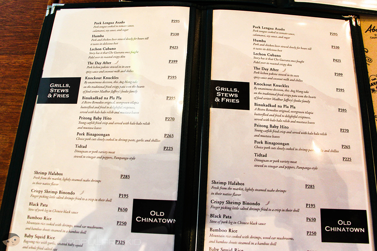 ABE Filipino Cuisine Restaurant in SM Mall of Asia - A Not-So-Popular ...