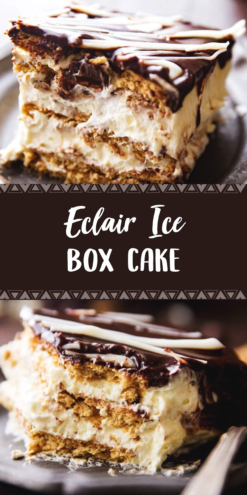 Eclair Ice Box Cake - Healthy