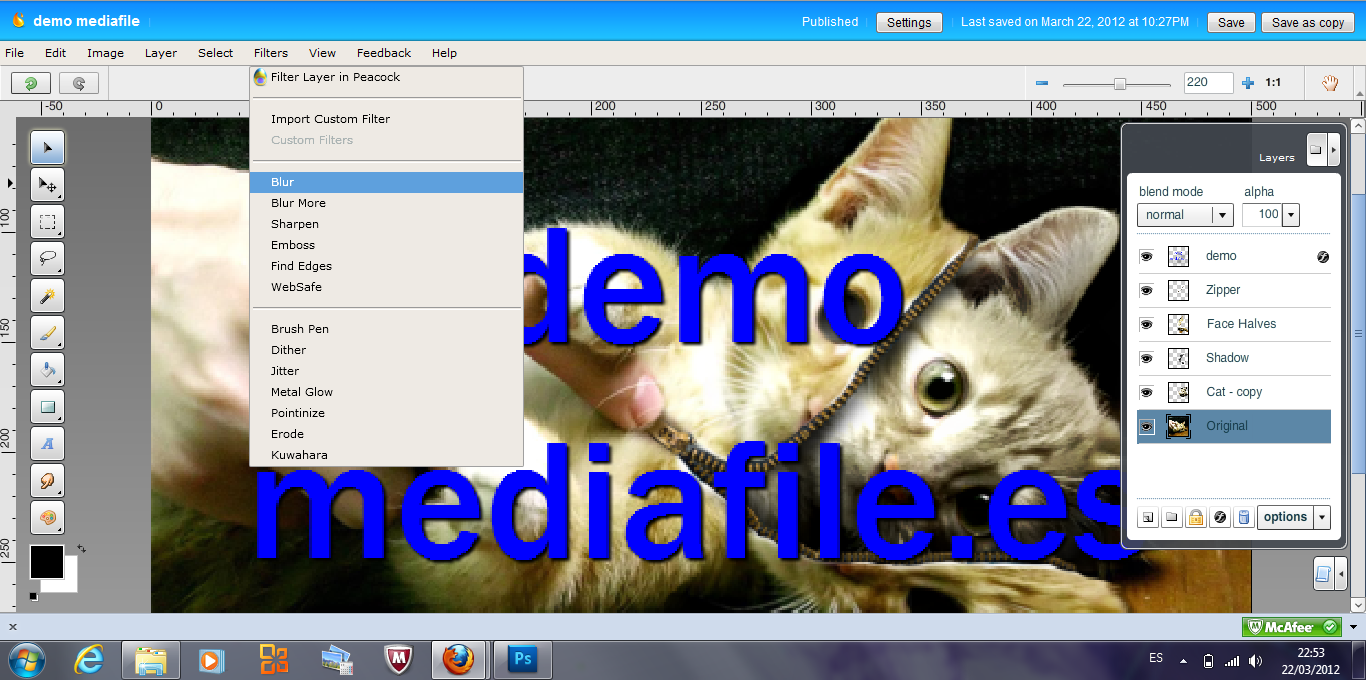 Phoenix: Editor de imagen en la nube