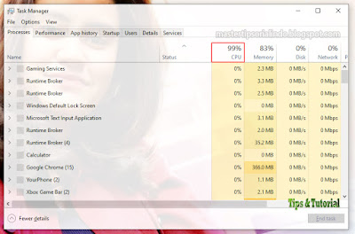 Mengapa CPU Usage Meningkat Hingga 100% Saat Meluncurkan Task Manager ...