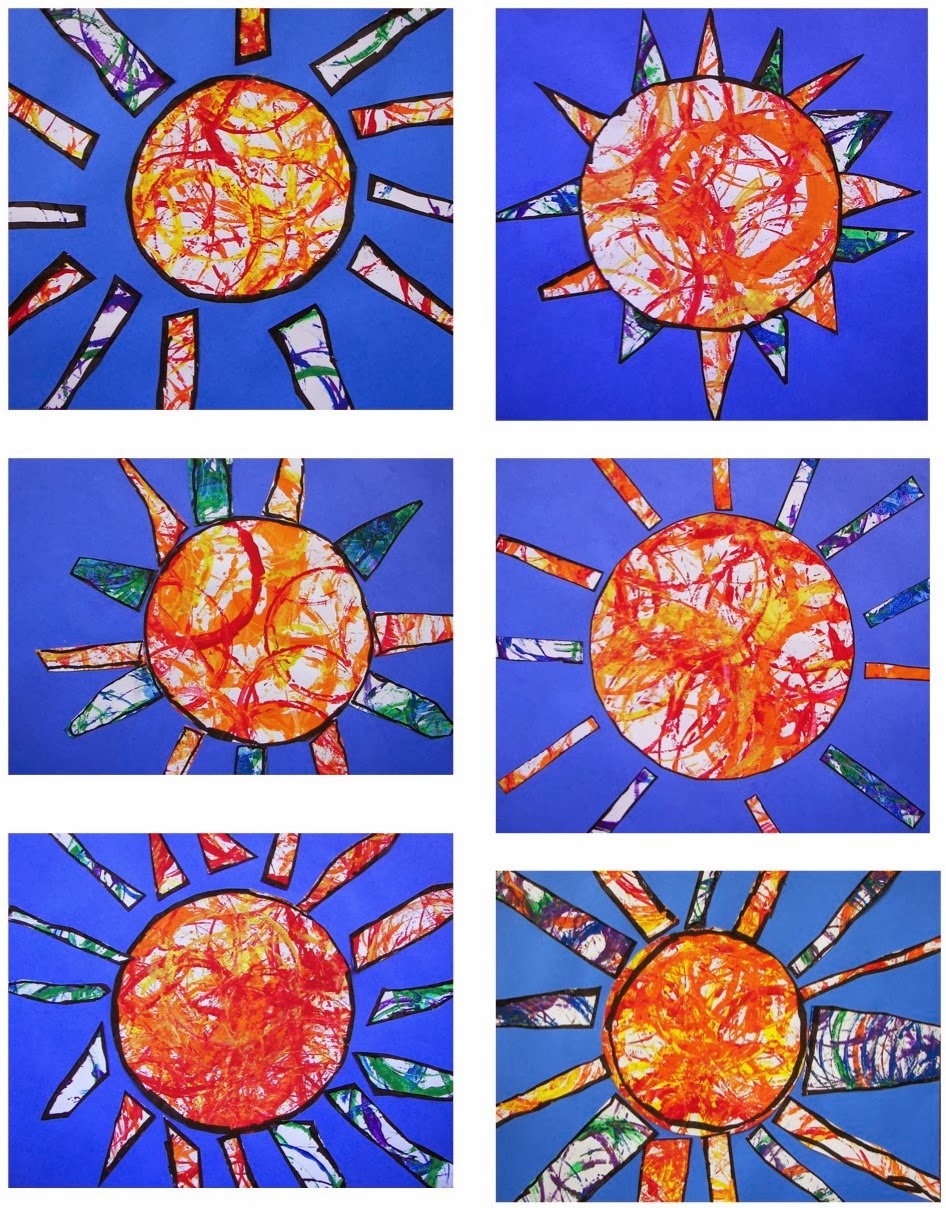 The Rolling Artroom: The Sun 1st-3rd Grade