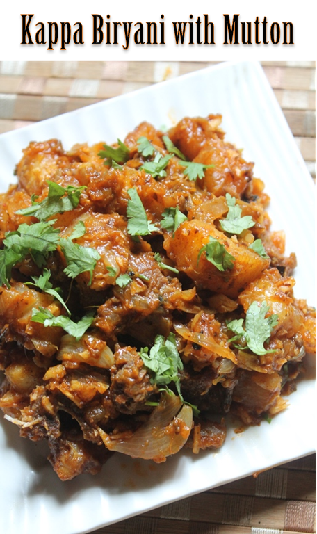 Kappa Biryani Recipe | Tapioca with Mutton