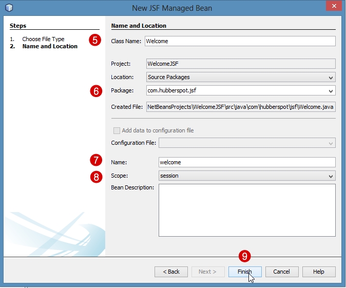 How to Create Your First Java Server Faces (JSF) Web Application ...