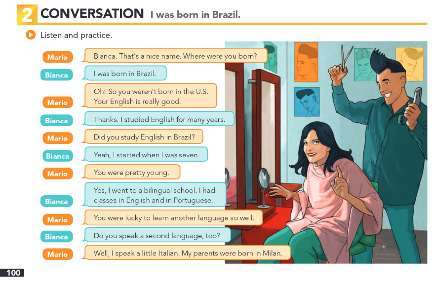 English Every Day! - Oral Com II: Unit 15 - Where were you born?