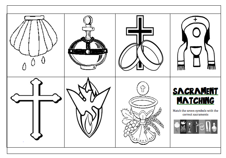 Class with Crowley: Sacrament Matching Game