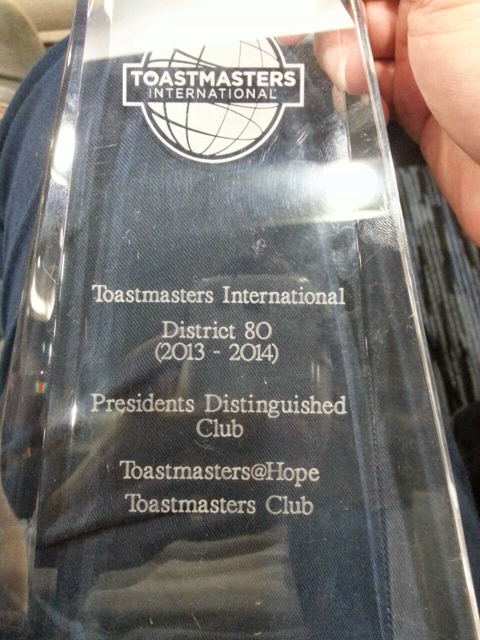 Toastmasters@HOPE: Club Officer Installation Ceremony - 2014/2015