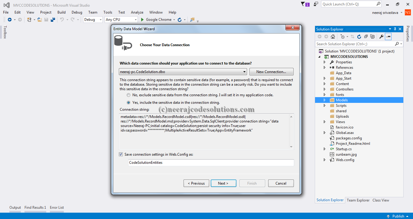 How To Display Database Values In Table In Mvc Using Entity Framework Neeraj Code Solutions