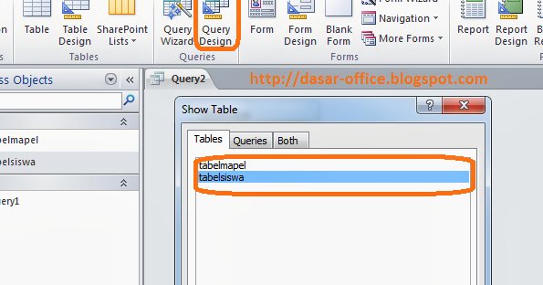Tutorial Cara Membuat Query Di Ms Access Tutorial Cara Membuat Query Di Ms Access