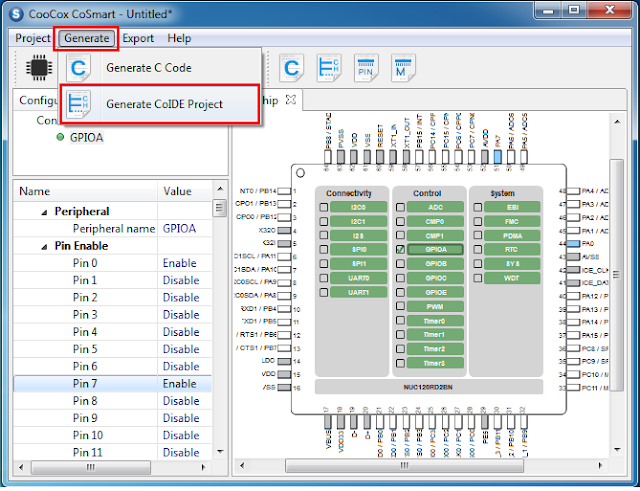 Getting Started Nuvoton Microcontroller Programming Using Coocox CoIDE | Robotics University