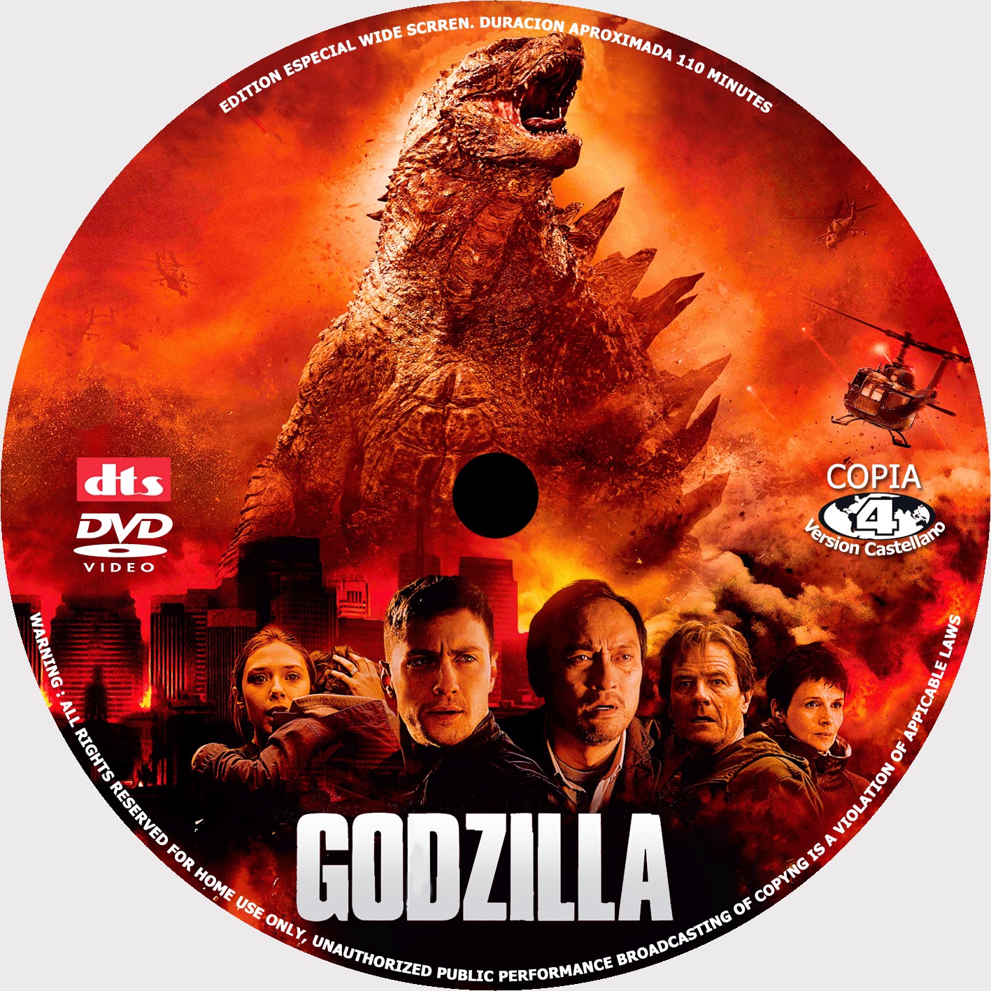 COVERCARATULAS DE DVD - CD COVERCREATORS: GODZILLA 2 CD