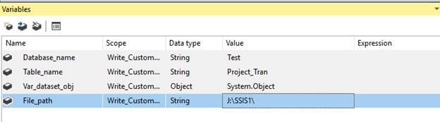 Microsoft Business Intelligence Write The Data Into The Custom Text