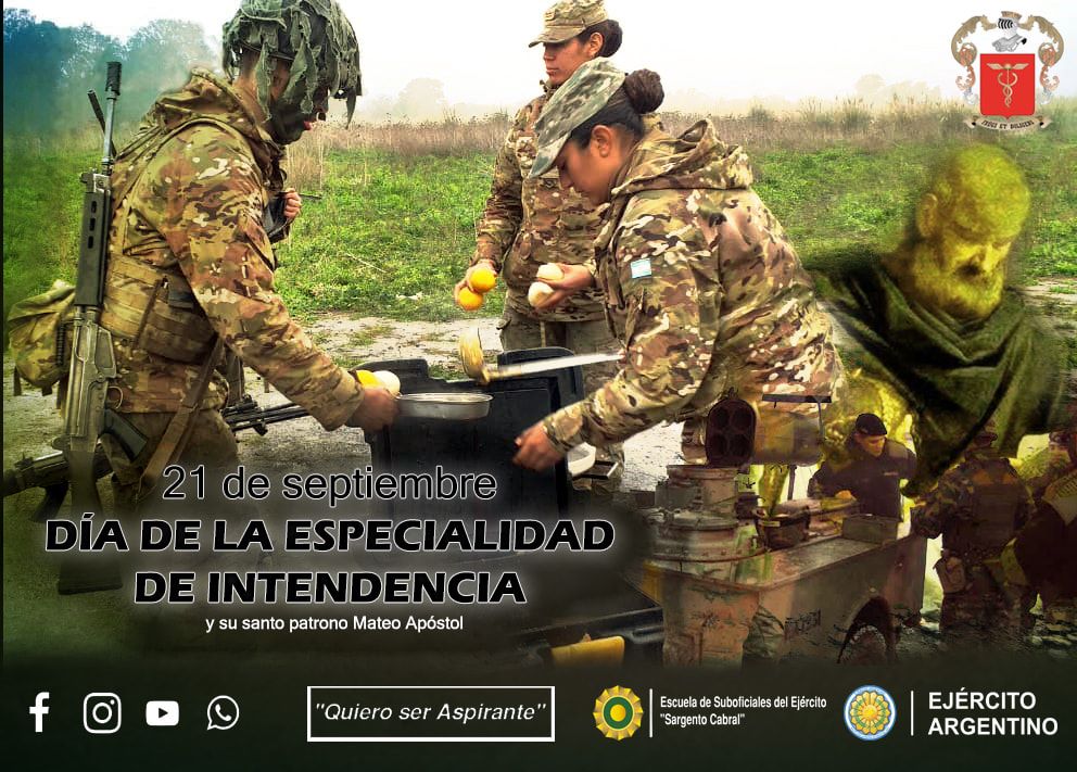 Blindados y Fortines: Dia de la especialidad de Intendencia