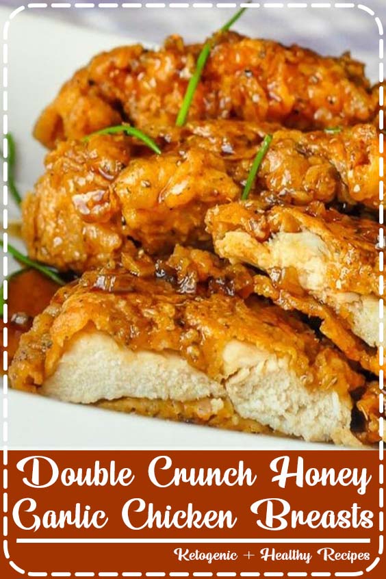 Double Crunch Honey Garlic Chicken Breasts - Vegan Recipes Delivered