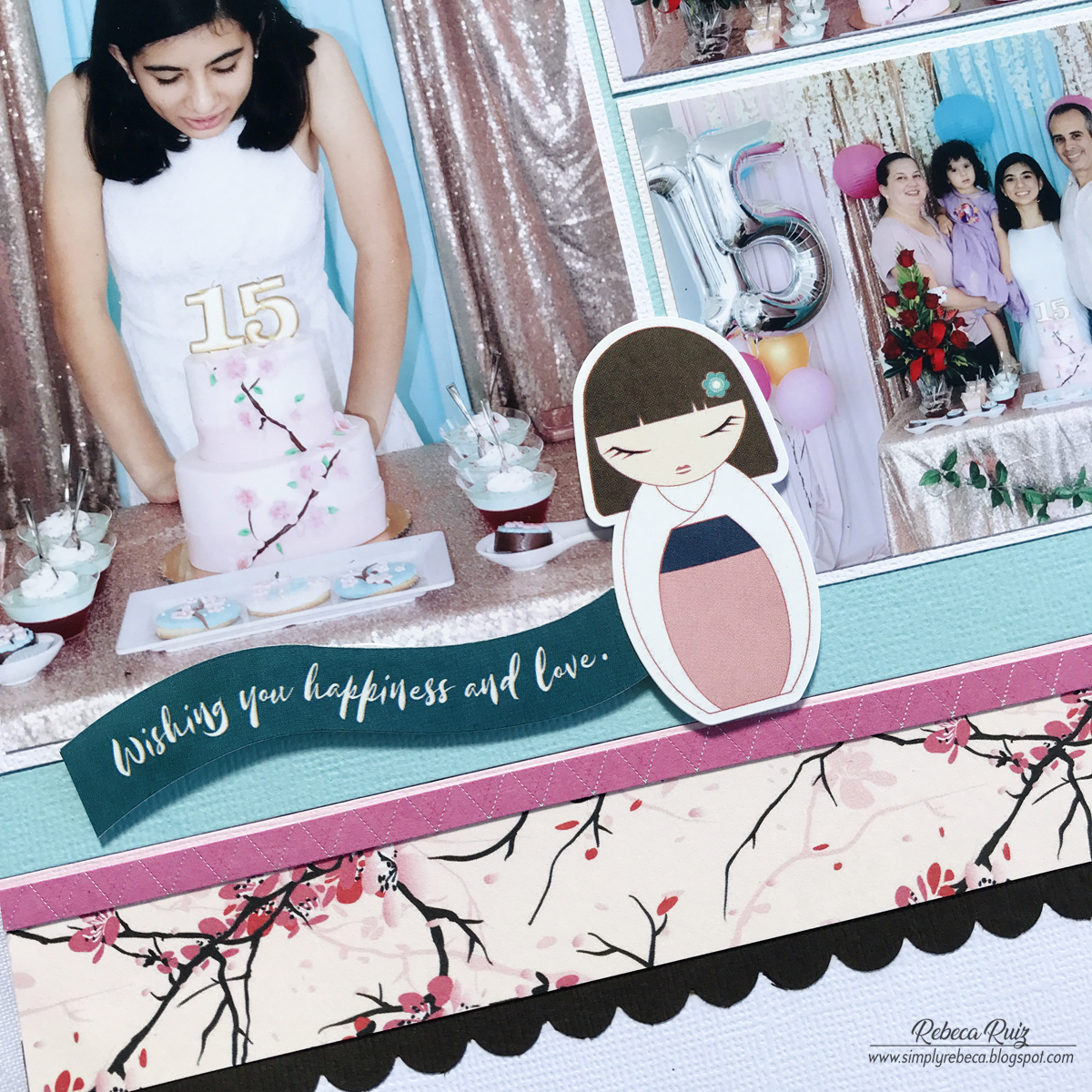 Sweet 15 Layout - Simply Rebeca
