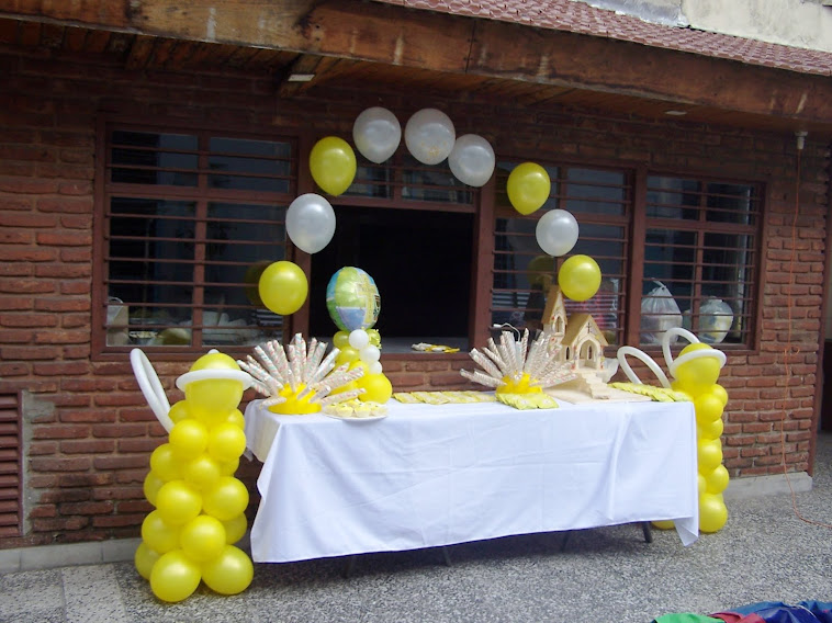 Ángeles hechos con globos - Imagui