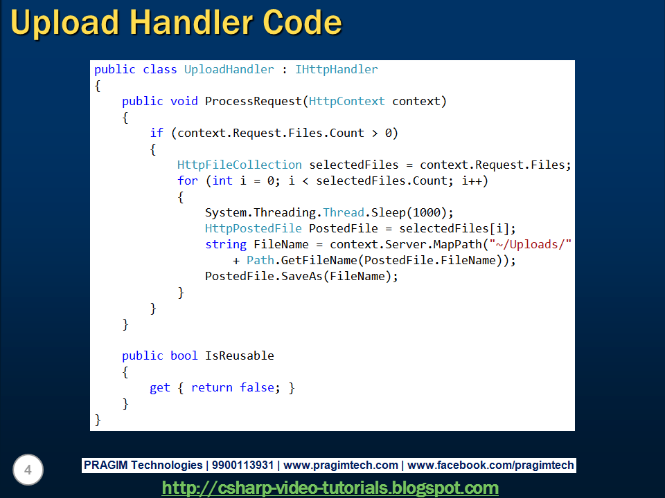 Sql Server Net And C Video Tutorial Multiple File Upload