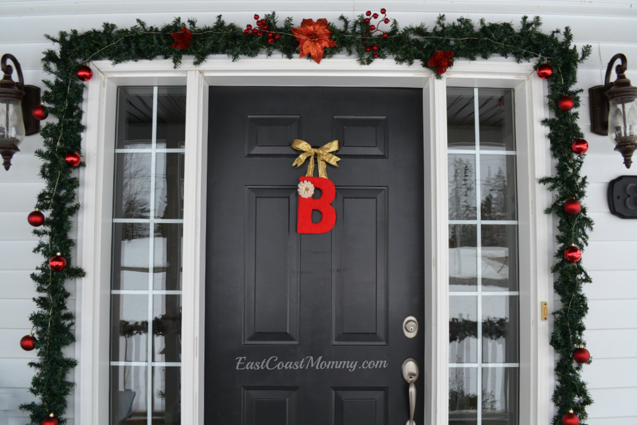 East Coast Mommy: DIY Christmas Monogram