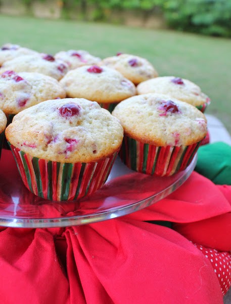 Food Lust People Love: Fresh Cranberry Muffins #MuffinMonday