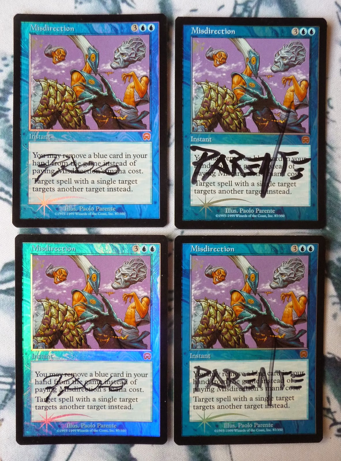 4 Signed MTG Cards That Were Gifted To Me : r/magicTCG