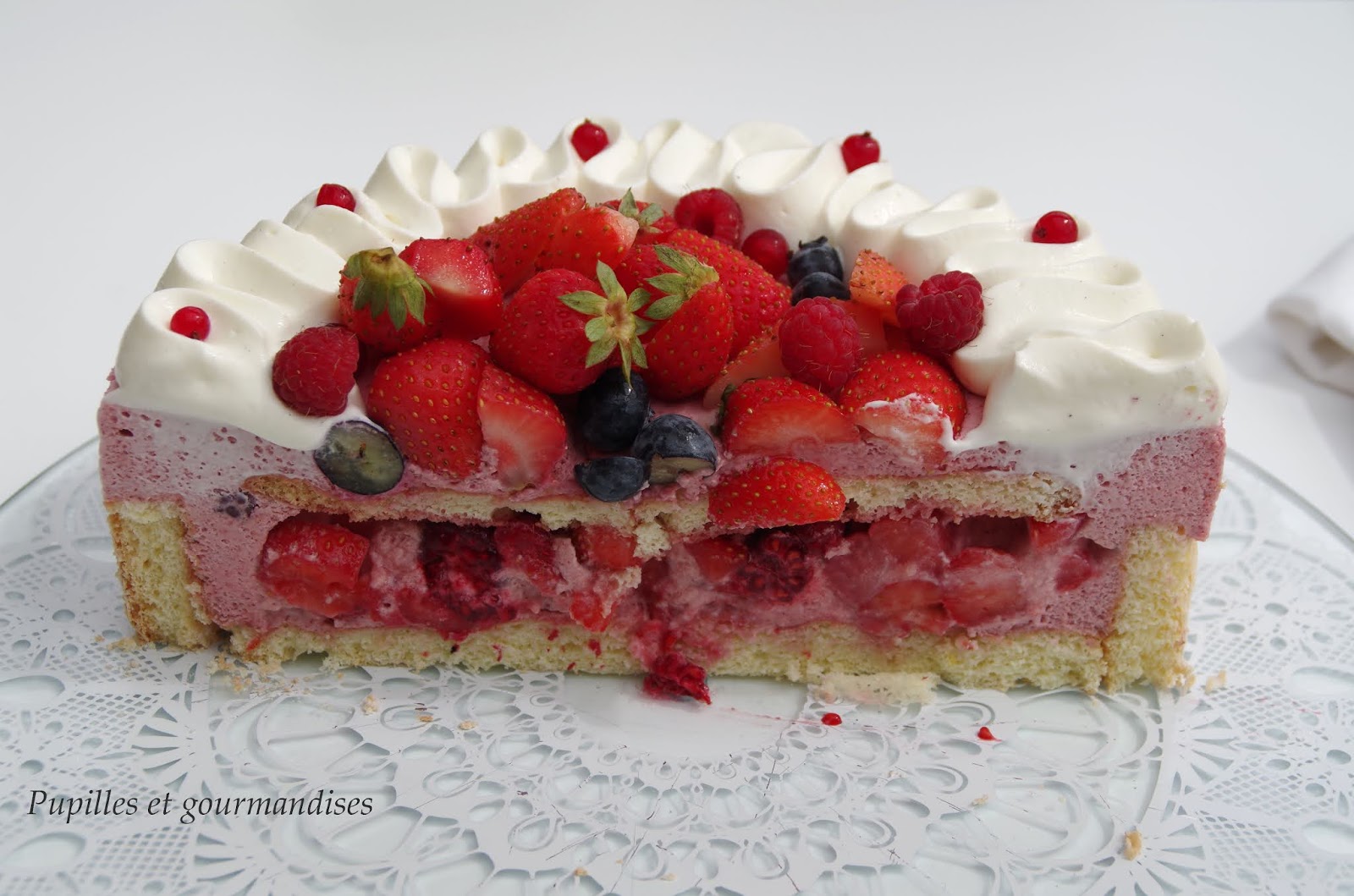 Charlotte aux fruits rouges