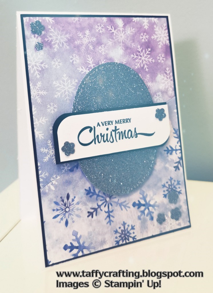 Snowflake Splendour DSP and Glimmer Paper for Christmas Cardmaking