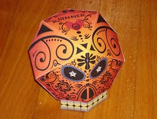 Hex the Skull Papercraft - Dia de los Muertos Custom | Papercraft ...