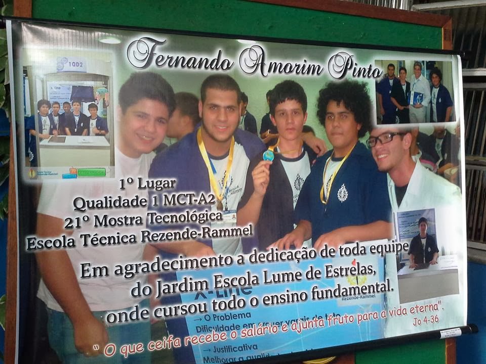 Professora Vânia História: Primeiro lugar na Escola Técnica Rezende ...