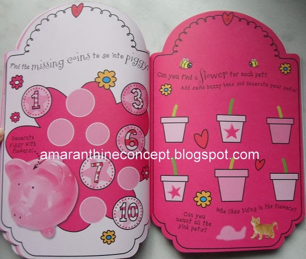 Amaranthine Concept: My Pretty Pink Sticker Activity Purse
