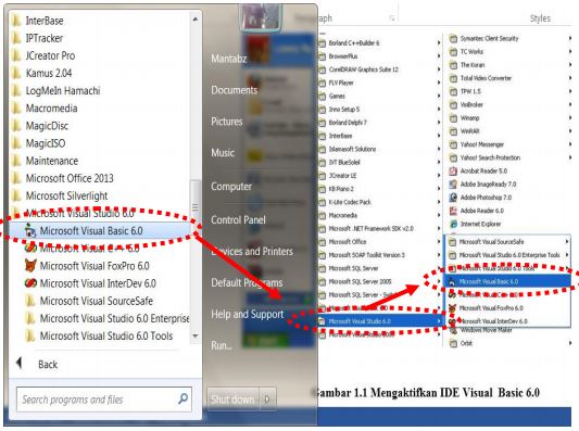 Belajar Visual Basic : Pengenalan Visual Basic 6.0 - Dencik Art Studio
