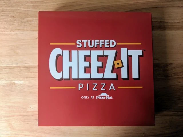 Review: Pizza Hut - Stuffed Cheez-It Pizza | Brand Eating