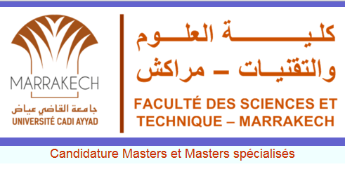 Masters Sciences et Techniques à la FST Marrakech 2019-2020