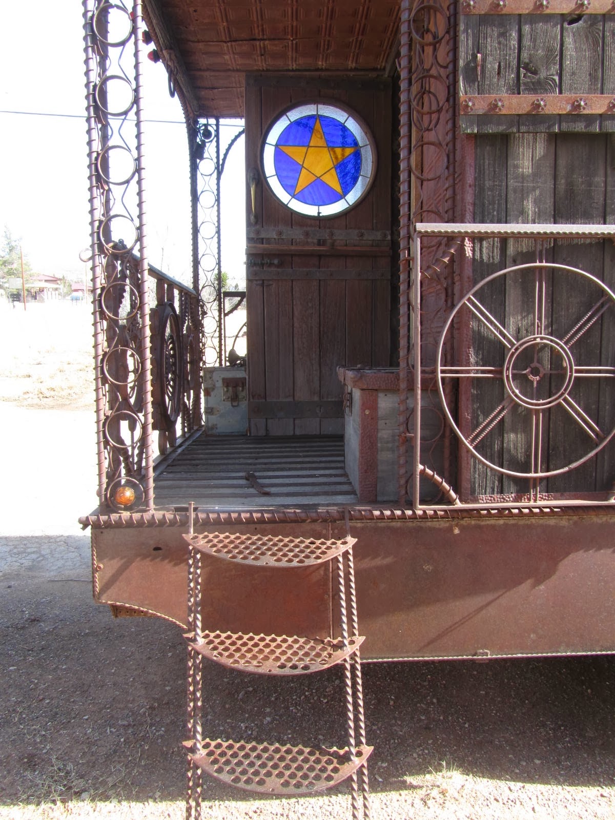 autoliterate: The Texas Gypsy truck. Alpine, Texas.