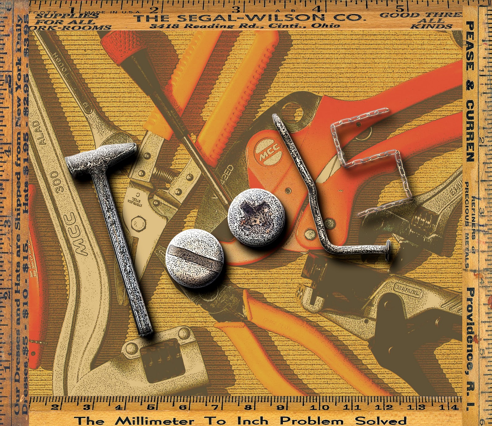 a little color every day: Collage Obsession: Tools