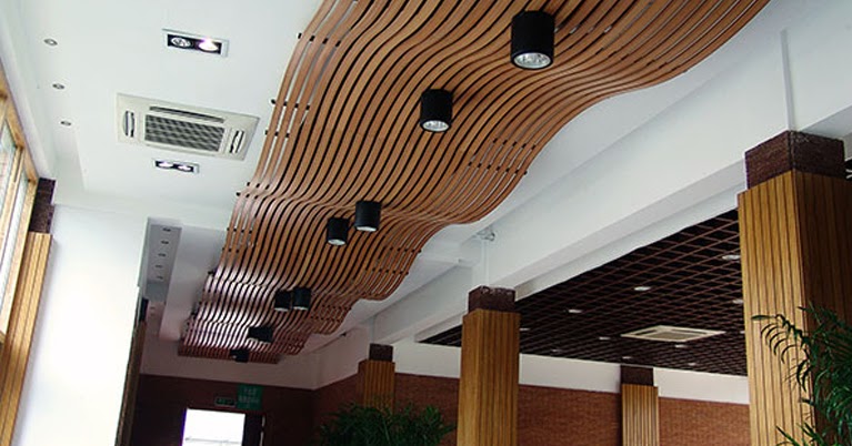 Ceiling designs made with Wood Polymer Composite Products : Alstone