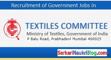 Recruitment of Jr. QAO Investigator and Clerk in Textiles Committee 2019