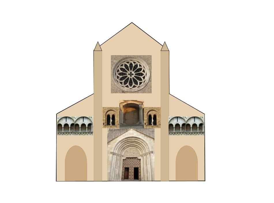 immagin@rti: Arte Romanica. Creare la facciata di una basilica.