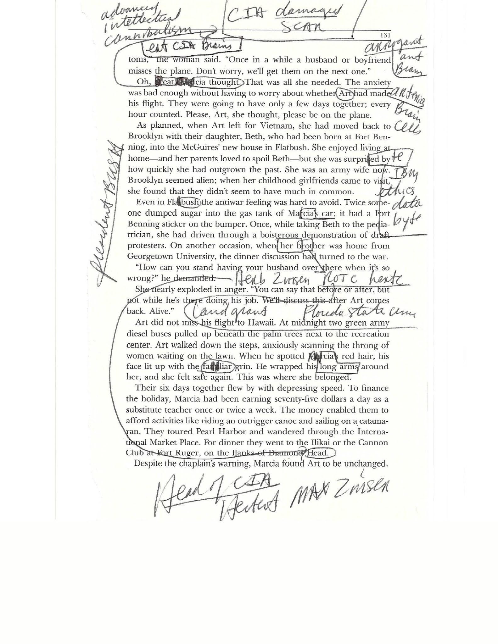 Z503 - Herb Zinser's Science Notes : Puzzle 49 - CIA secret codes