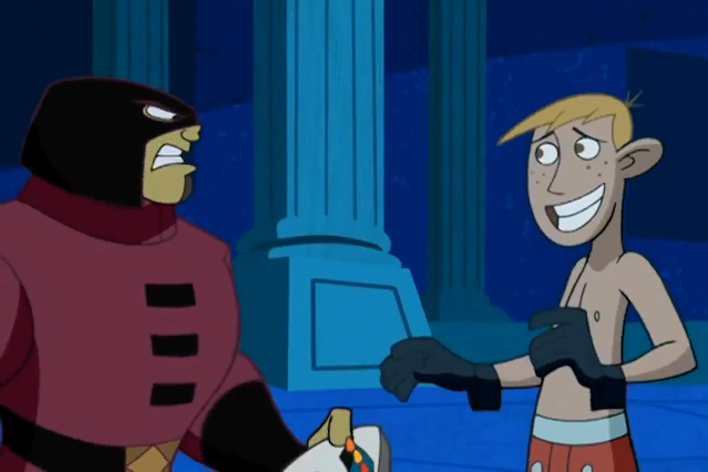 Shirtless Drawn Cartoon Boys & Men: Ron Stoppable in Boxers 4