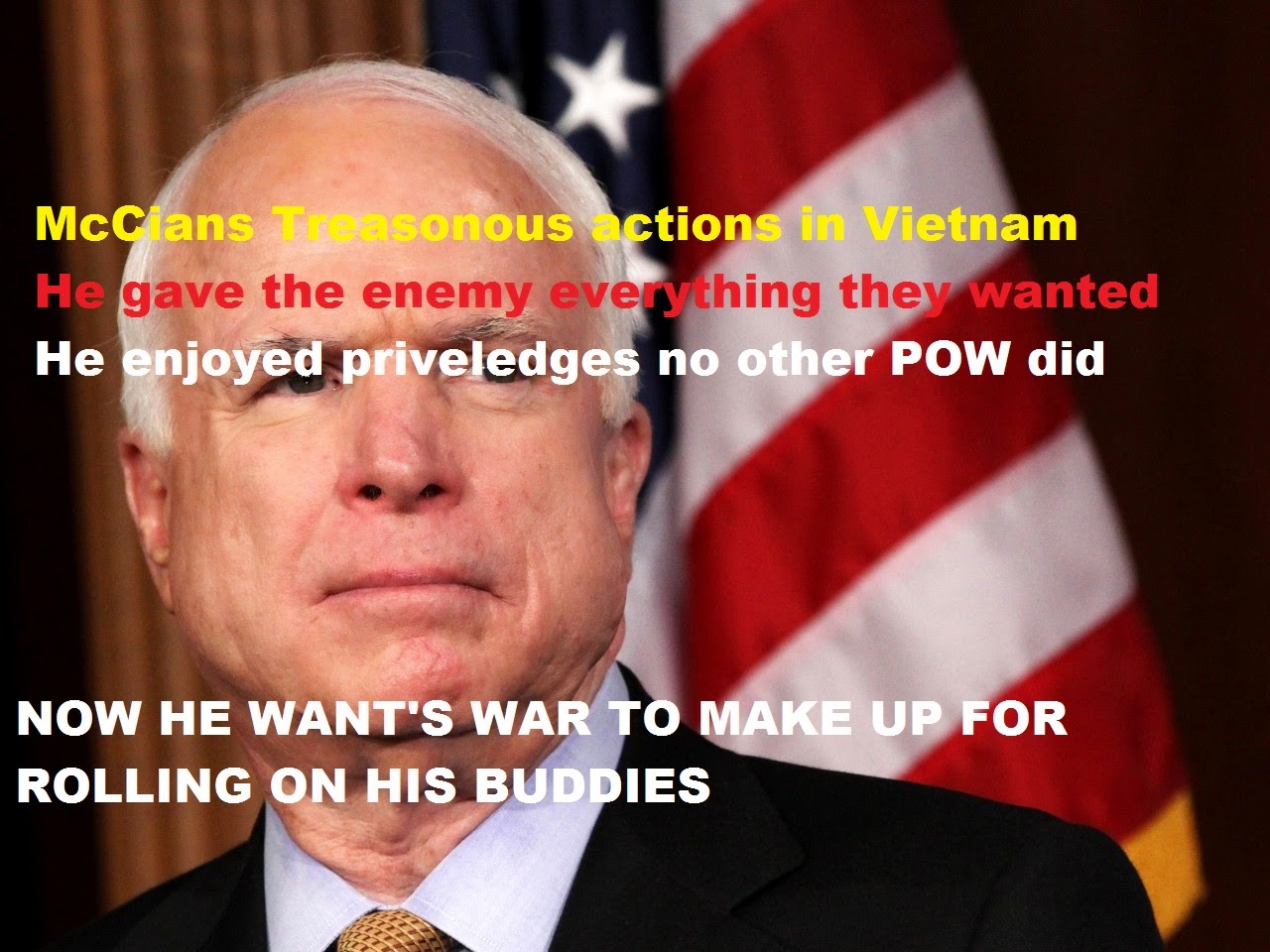 NWO Propaganda: John McCain: Privileged 'War Hero' Fraud, Liar ...